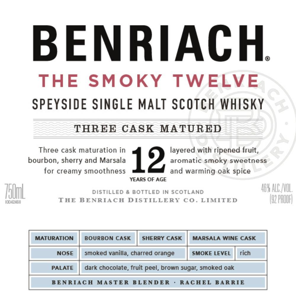 BenRiach The Smoky Twelve – Sam Liquor Store
