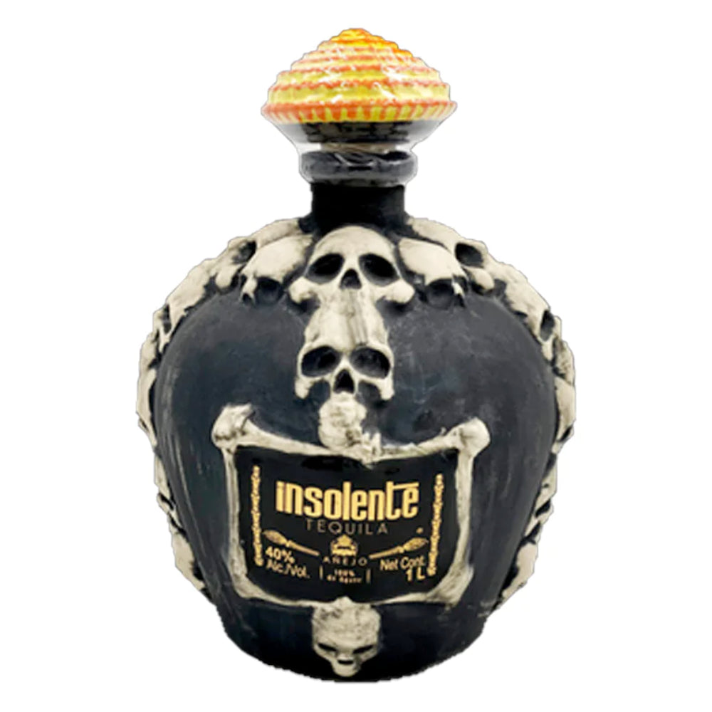 Insolente Tequila Anejo Ceramic Craneo 1L – Sam Liquor Store
